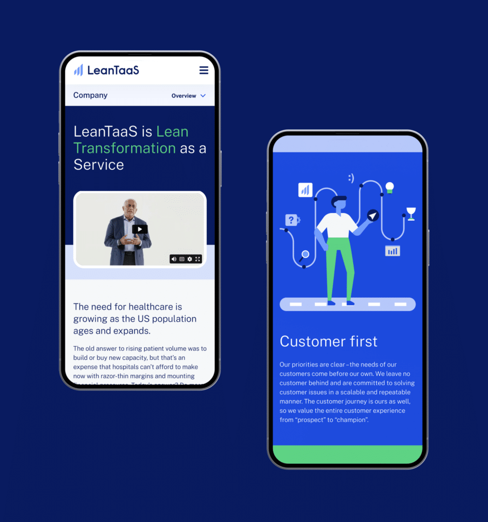 LeanTaaS: a website transformation for growth - SketchDeck